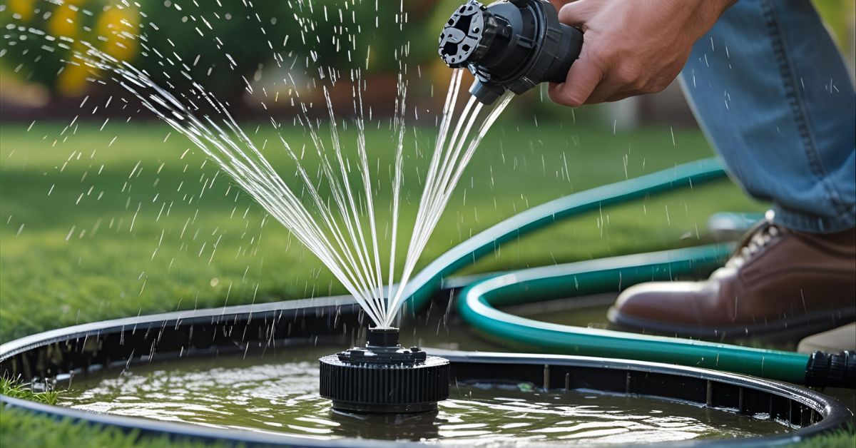 How to Adjust a Rainbird Sprinkler Head for Distance and Spray Pattern